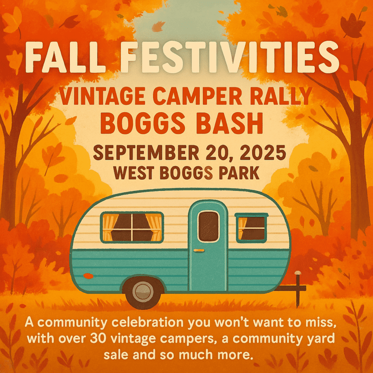 Events from April 19 – June 7 – West Boggs Park